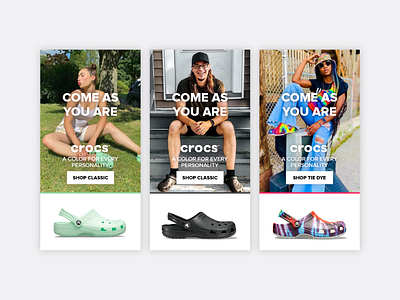 Crocs Product Advertisement by Renee Collins on Dribbble