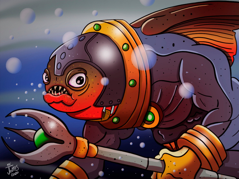 Fish Man by Ricardo Jottas on Dribbble