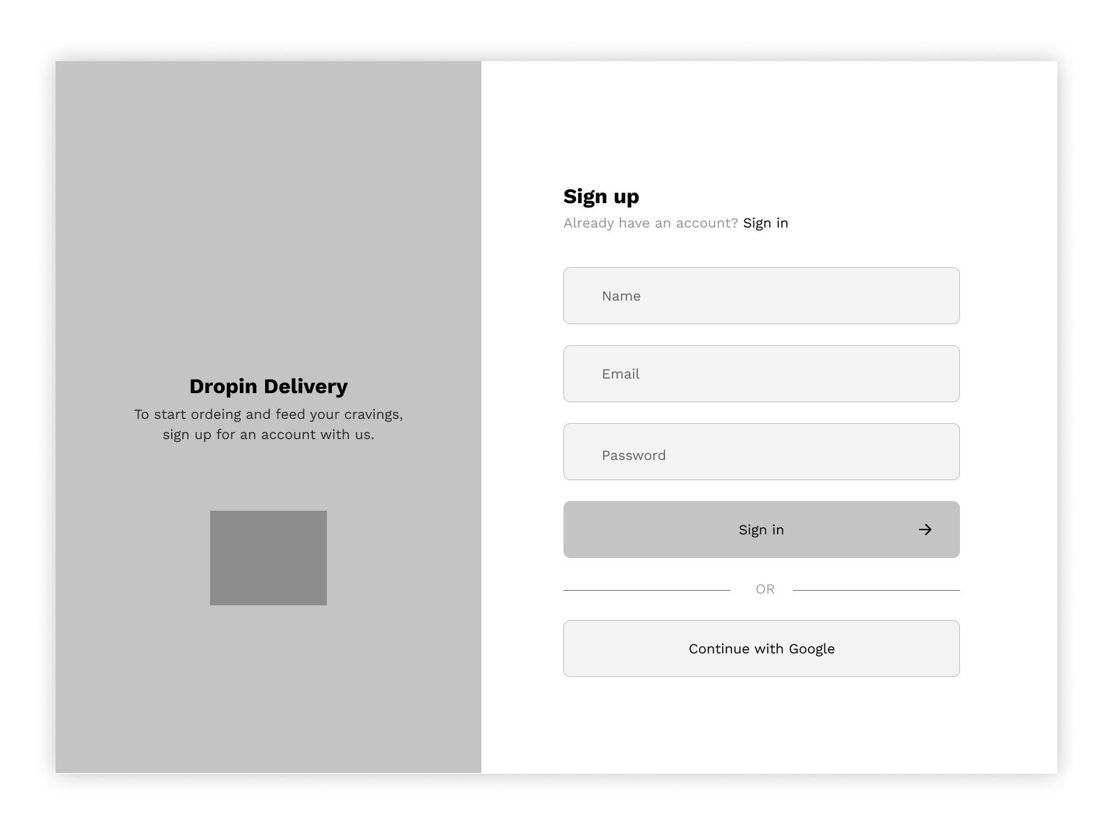 Drop in Delivery by crecias on Dribbble