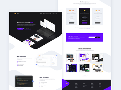 Windu 4 - landing page 💾 by Adam Czajkowski for JCD on Dribbble