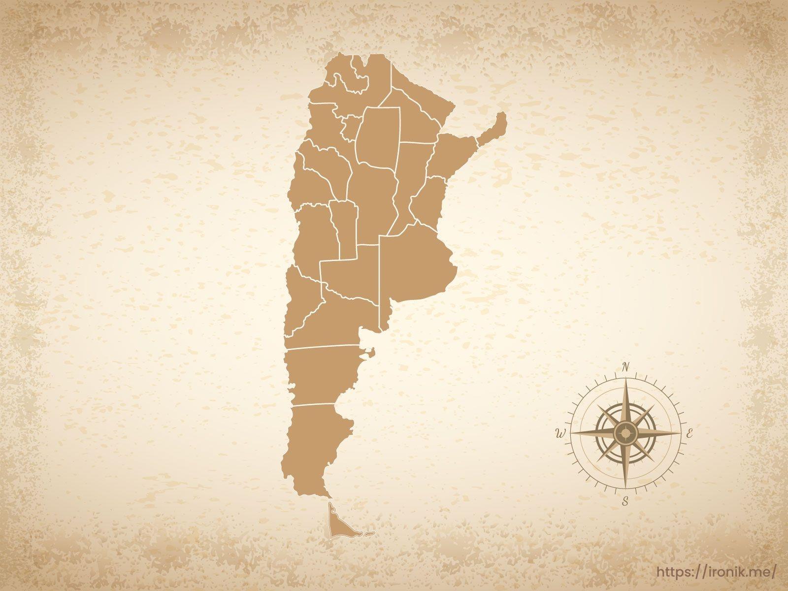 Argentina map by Anthon on Dribbble