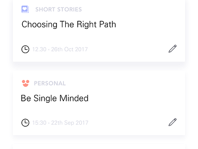 Notes App by Victoria on Dribbble