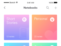 Notes App by Victoria on Dribbble