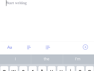 Notes App by Victoria on Dribbble