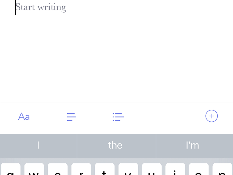 Notes App by Victoria on Dribbble