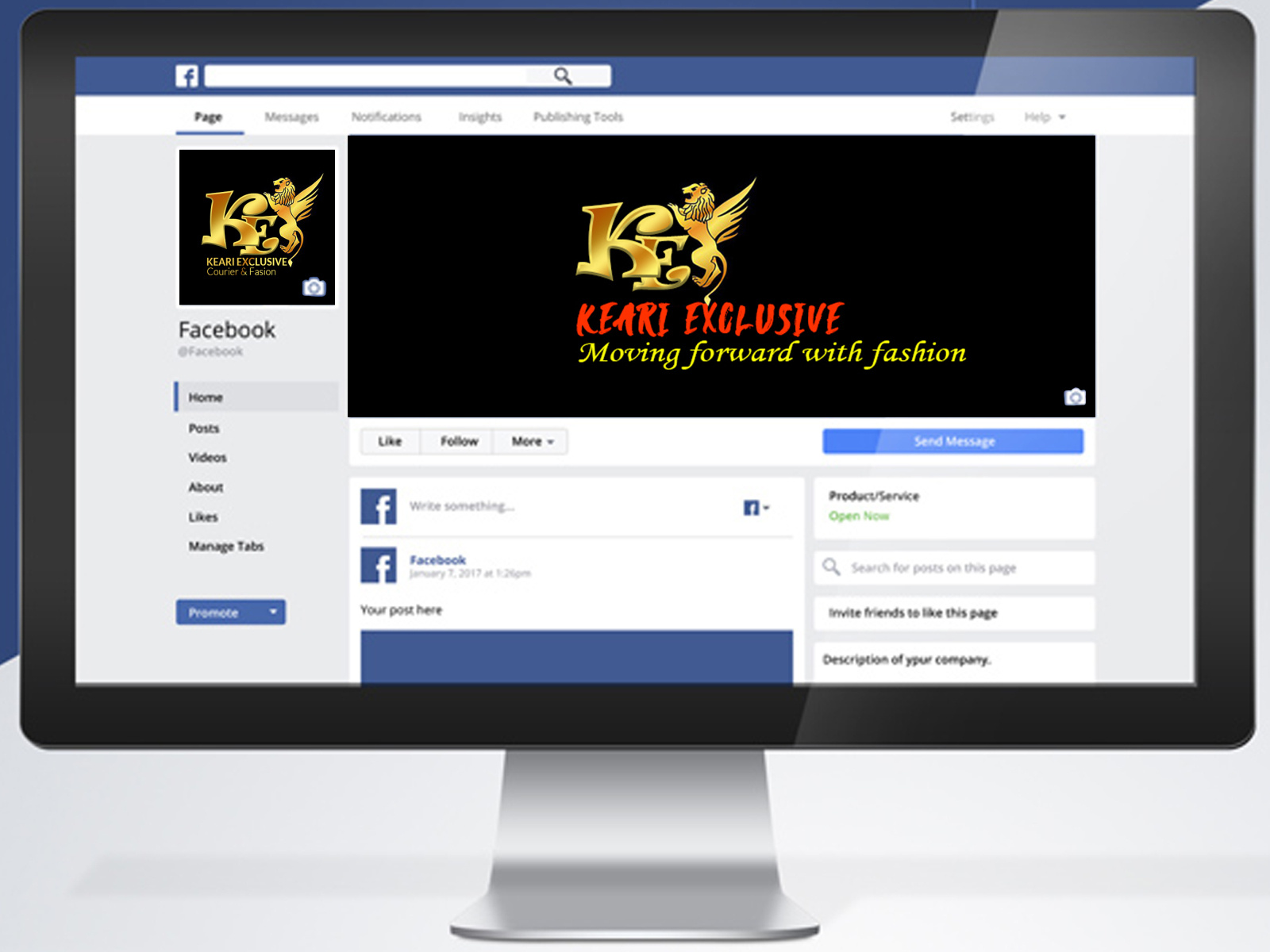 facebook/Pages banner/Logo Design by Design_Soumiqul on Dribbble