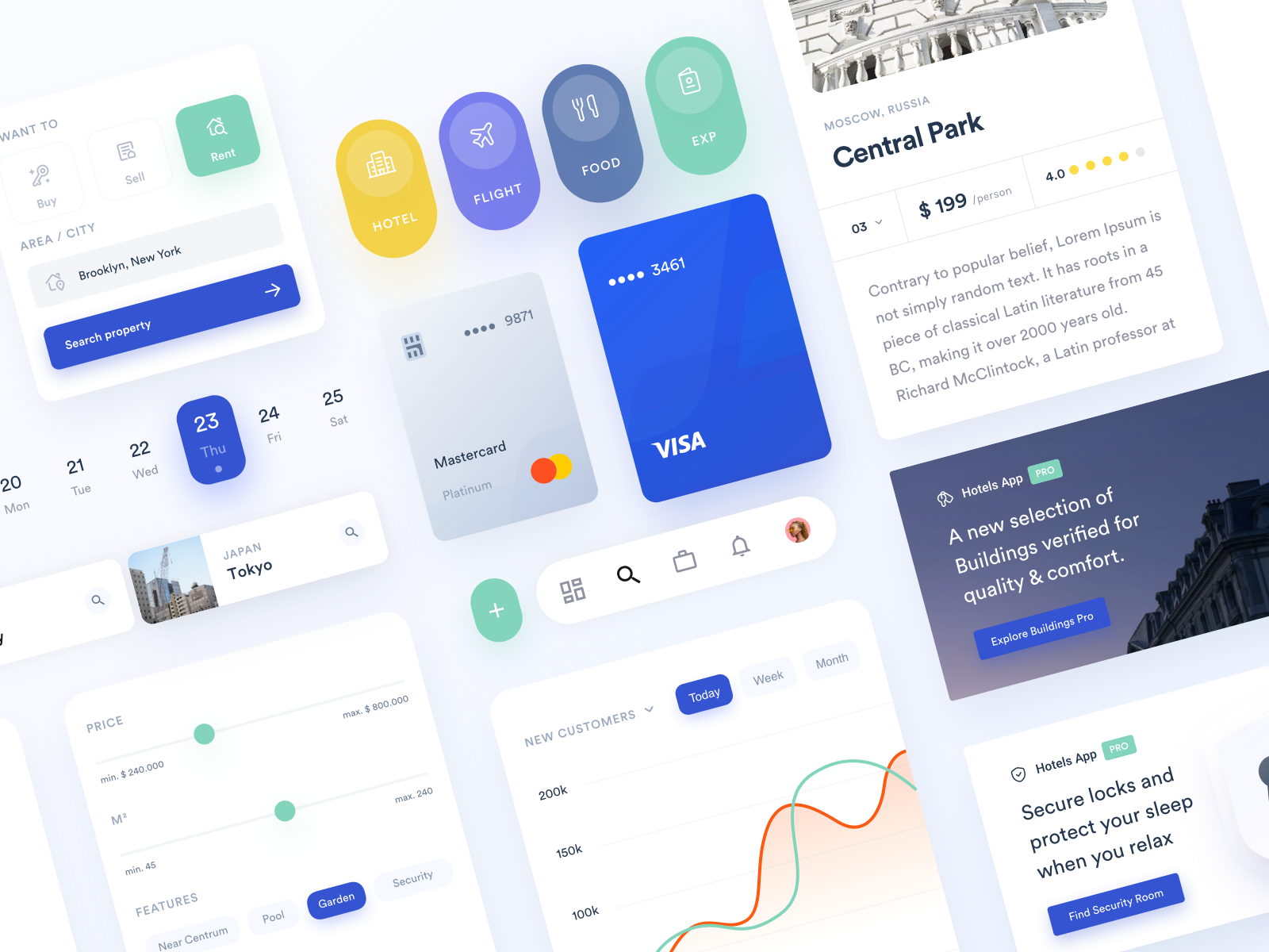 UI Elements by Zaib Ali on Dribbble