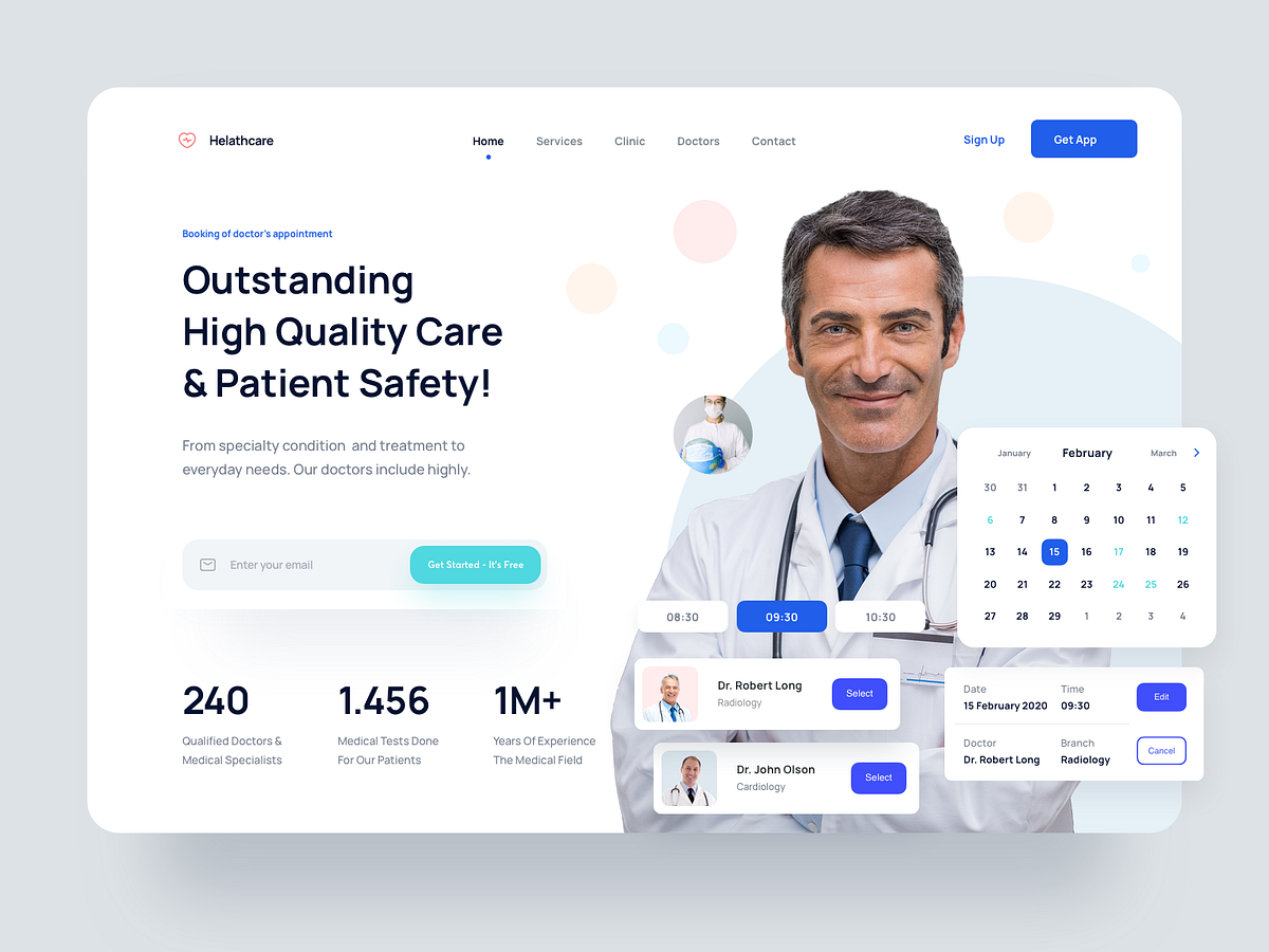 HealthCare by Zaib Ali on Dribbble