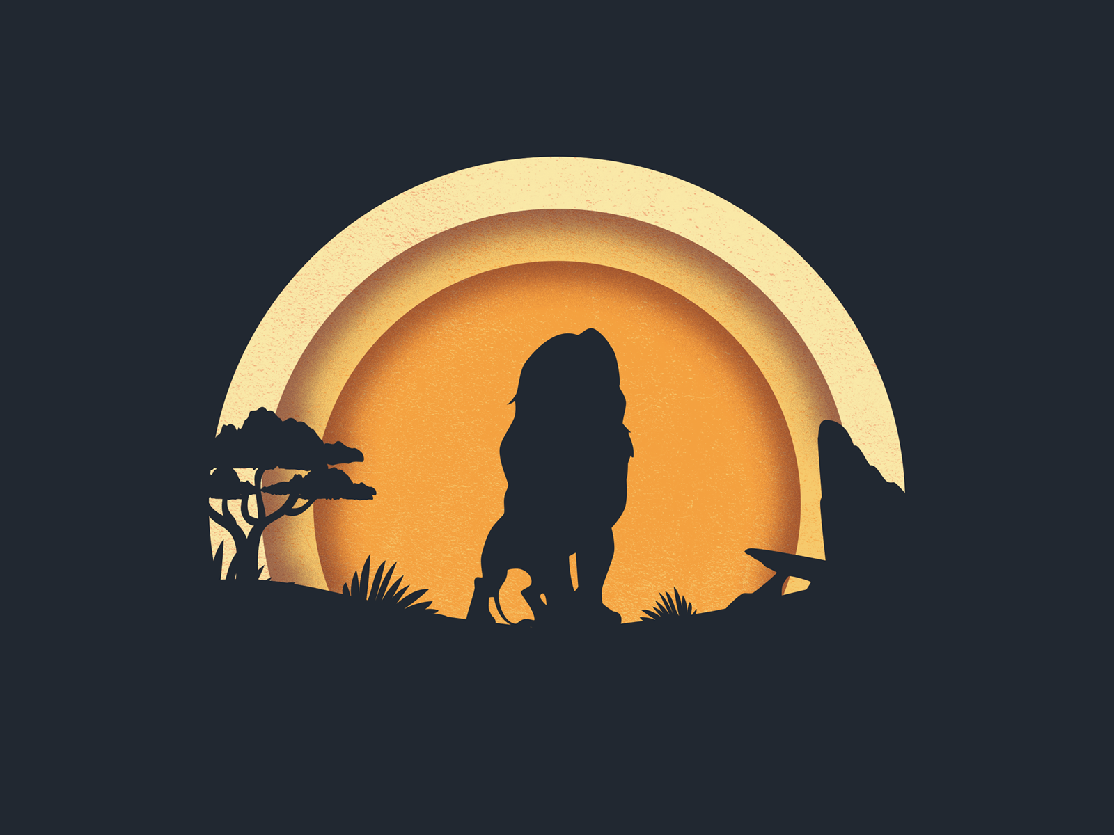 Lion Illustration by James Ronson on Dribbble