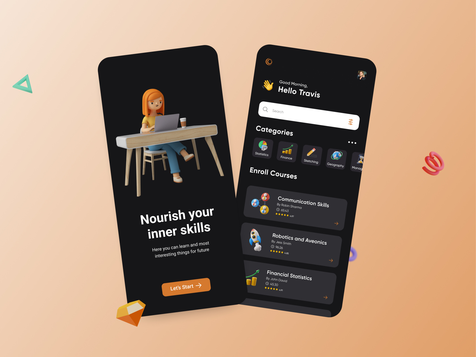 Education App Design by Tayyaba Zia on Dribbble