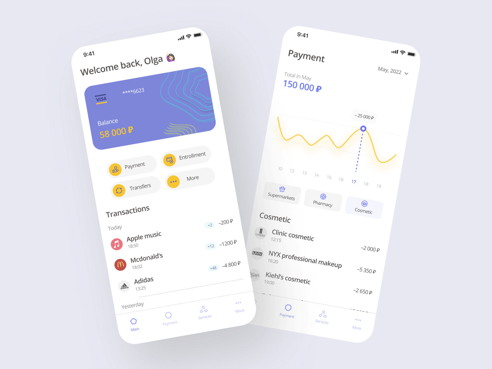 Finance app design concept by Victoria Larionova on Dribbble