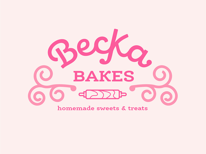 Becka Bakes Logo by Ivan Liberato on Dribbble