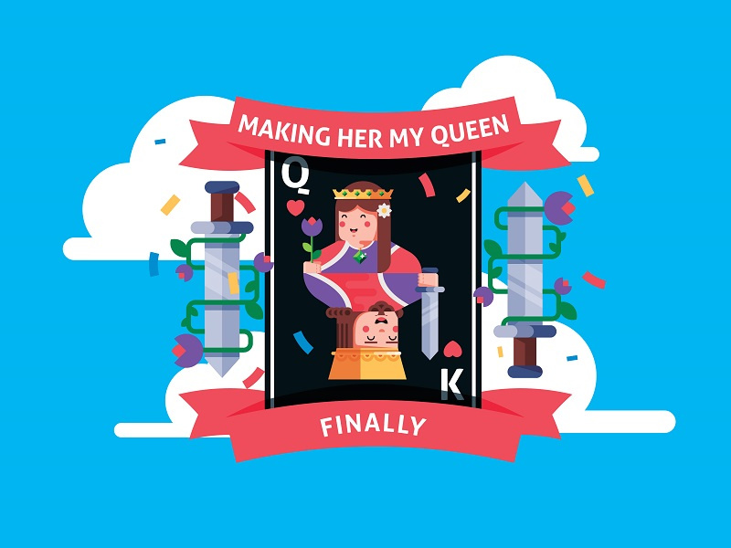 Making Her My Queen by Bojan Oreskovic on Dribbble