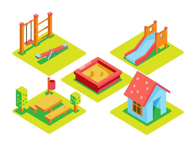 Playground Elements by Bojan Oreskovic on Dribbble