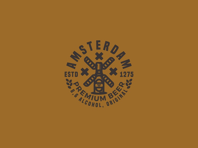 Amsterdam Premium Beer by Bojan Oreskovic on Dribbble