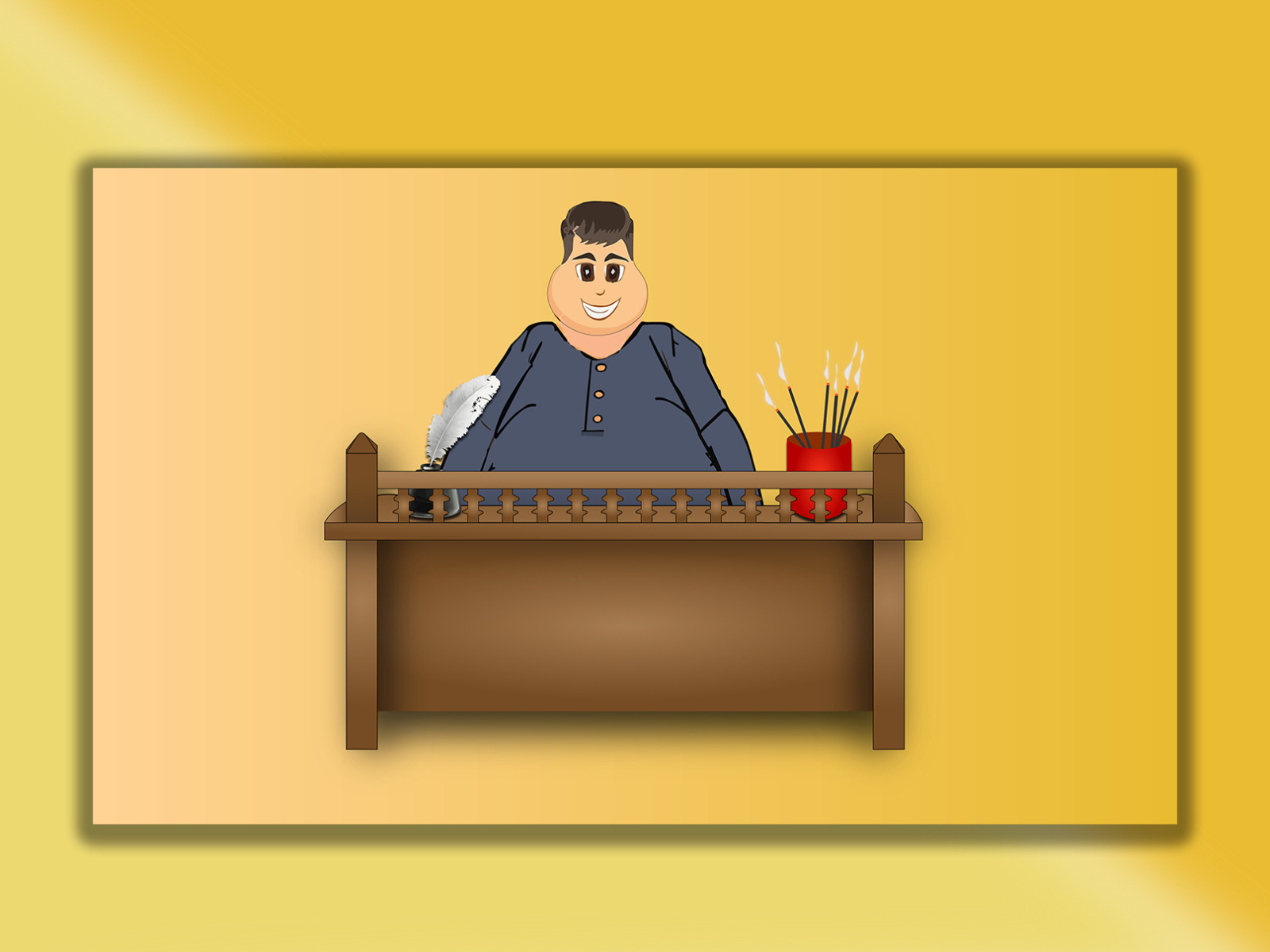 Vintage Shop Cashier Illustration by Arif Hossain on Dribbble