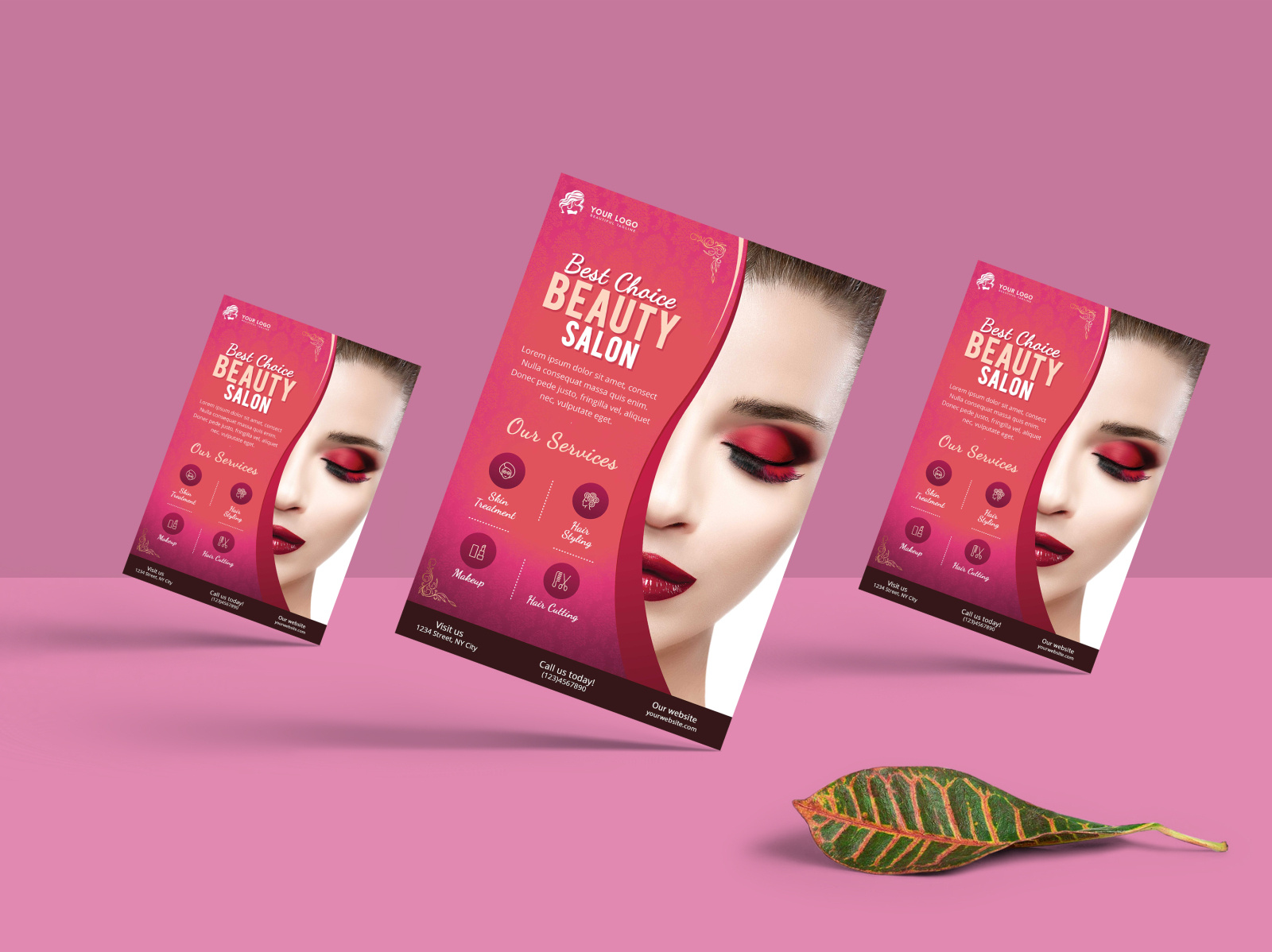 Beauty Salon Flyer/Poster Design by Arif Hossain on Dribbble