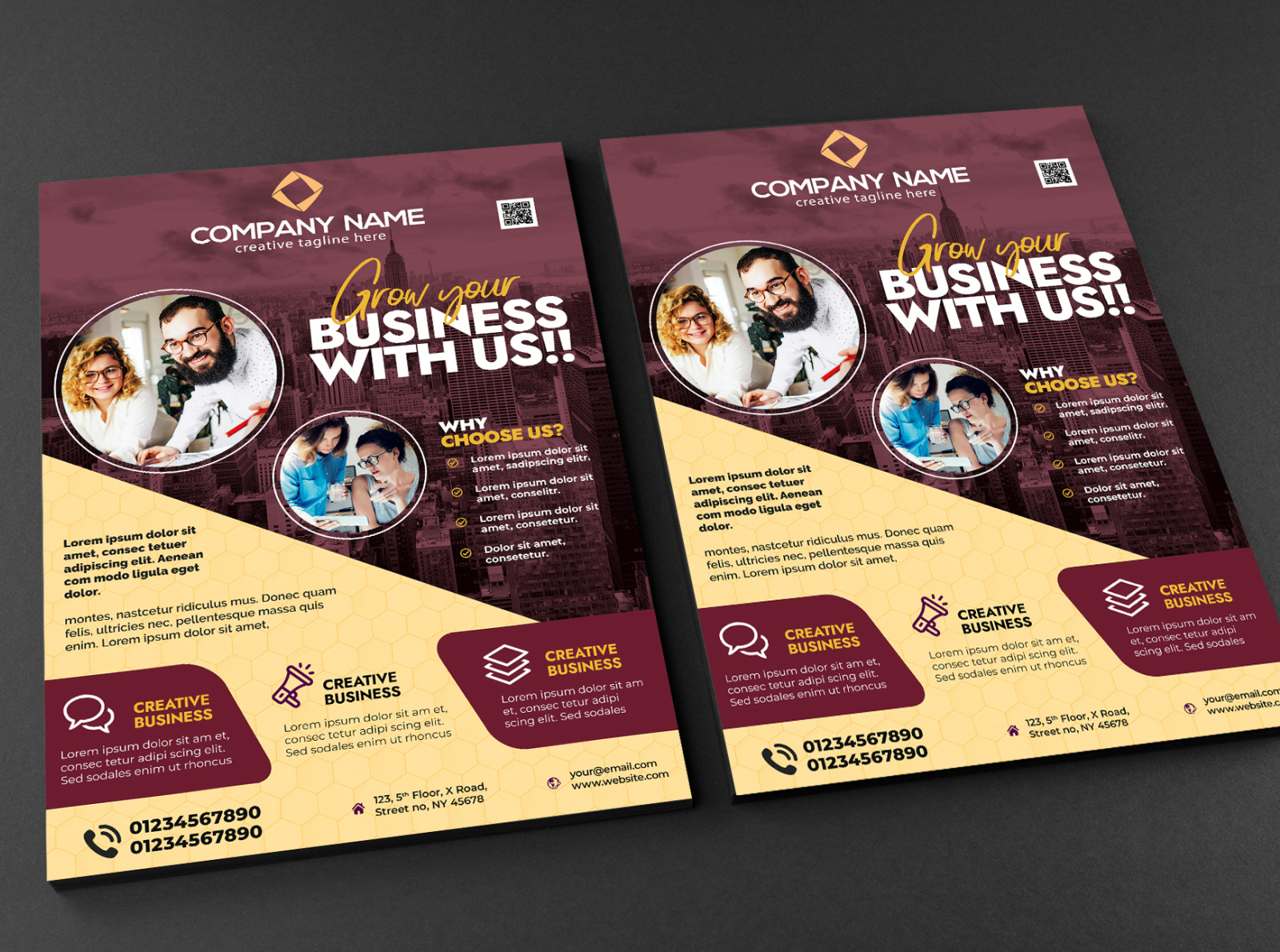 Corporate Business Flyer Design by Arif Hossain on Dribbble