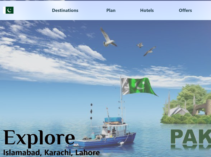 Explore Pakistan (Just for fun) by Haider Ali on Dribbble