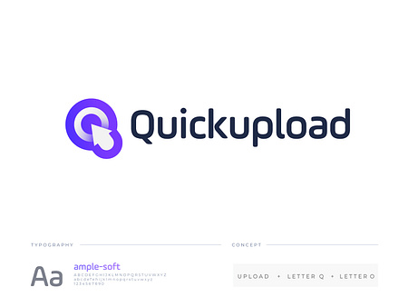Quick upload logo design by Fahim Ahmed on Dribbble