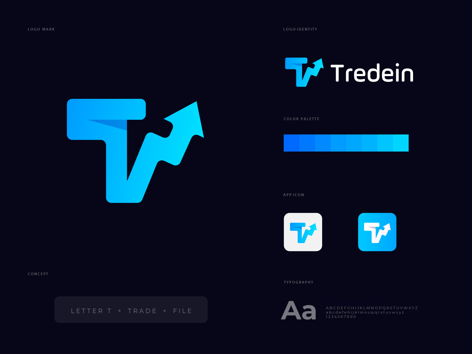 Tradein logo design by Fahim Ahmed on Dribbble