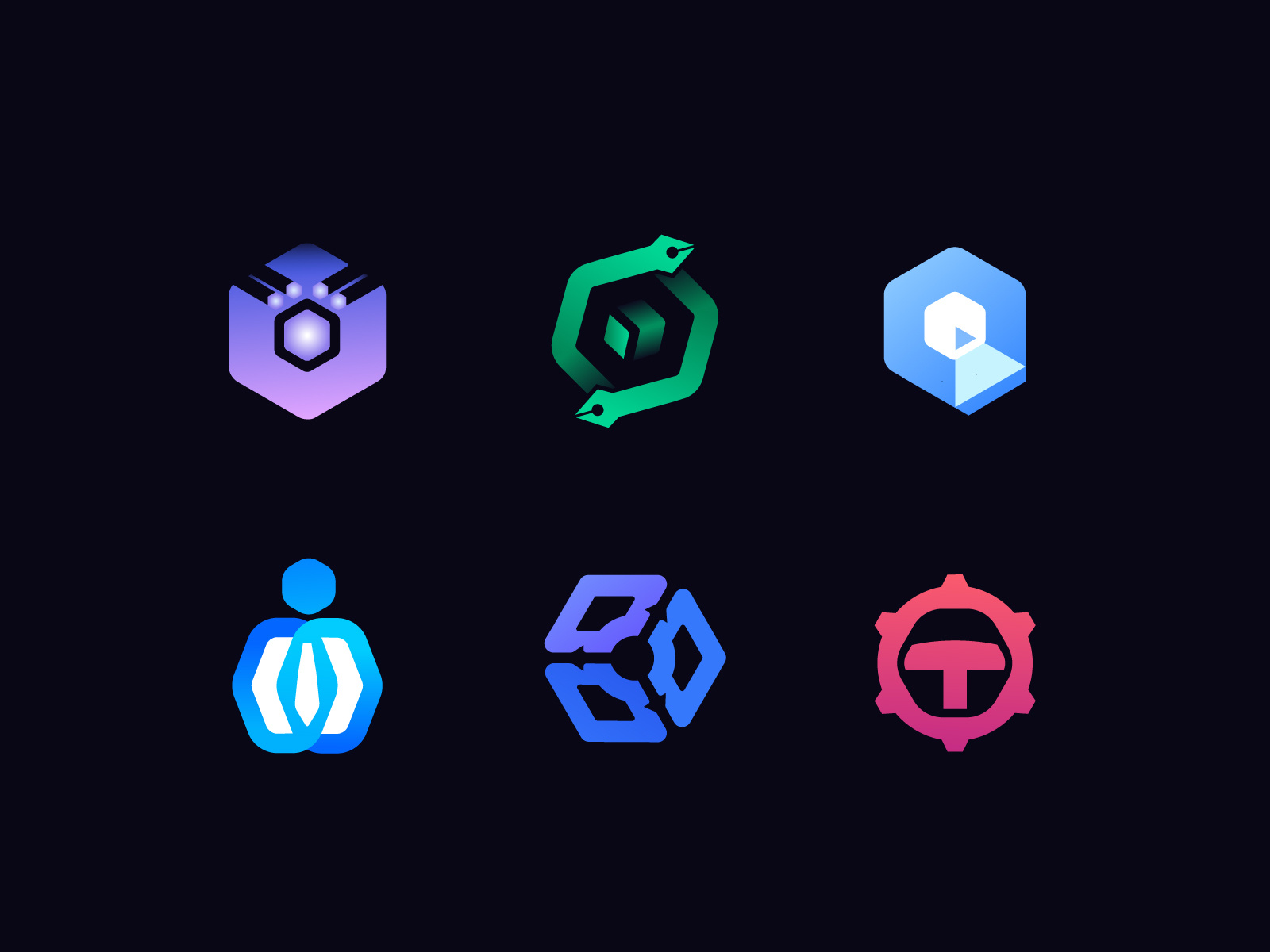 Modern logo design collection | startup logos by Fahim Ahmed on Dribbble