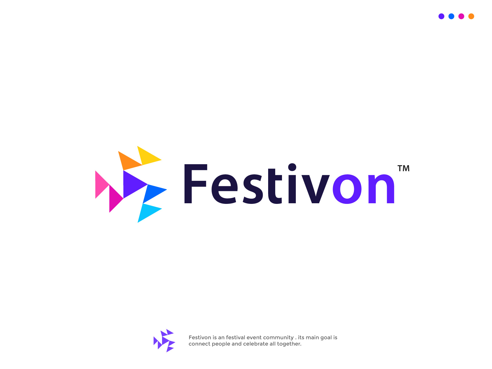 Festivon - Festival logo design by Fahim Ahmed on Dribbble