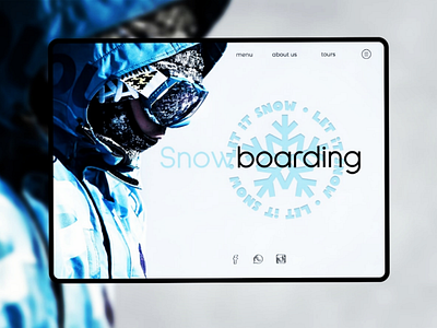 Design Uix Landing Snow UI designs, themes, templates and downloadable ...