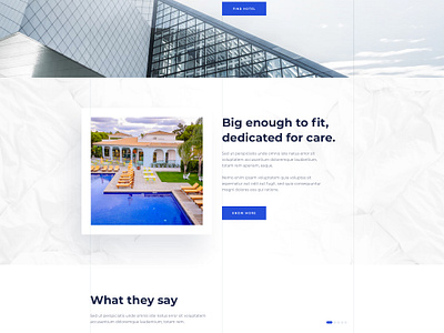 Hotel Finder Landing Page - Full preview by Ali Sayed on Dribbble