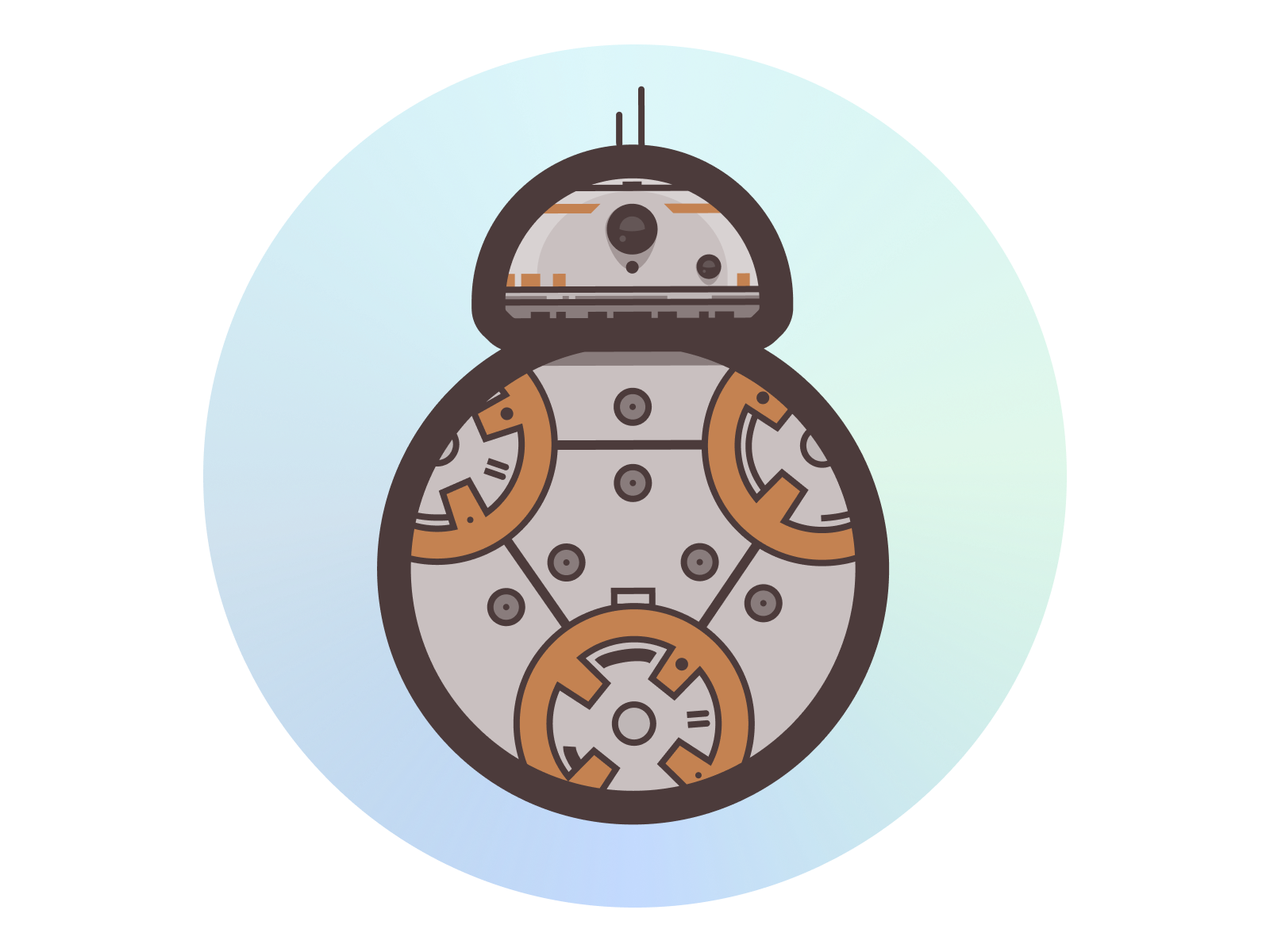 BB8 stickermule by Ron Schrama on Dribbble