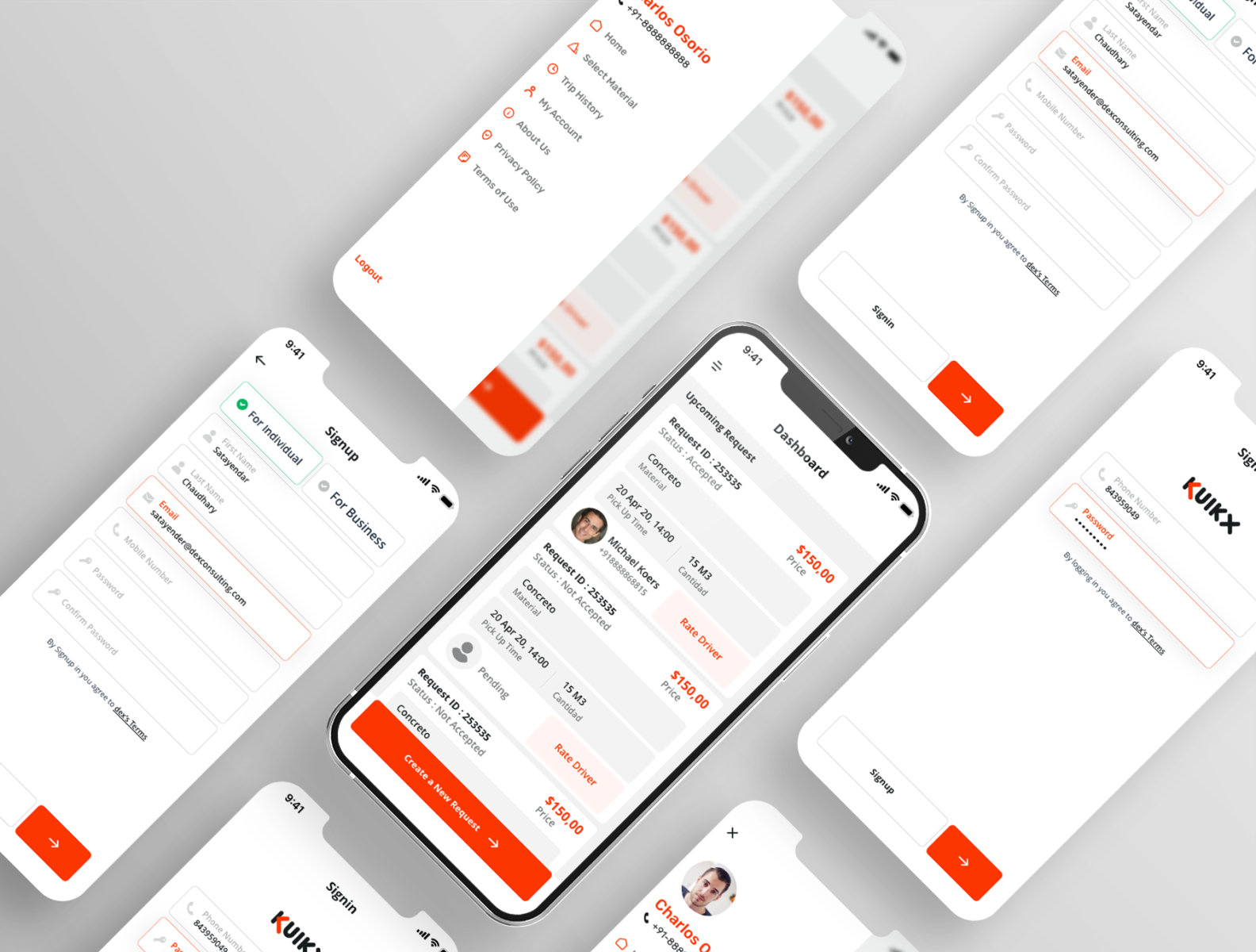 Construction app design by saieuiux on Dribbble