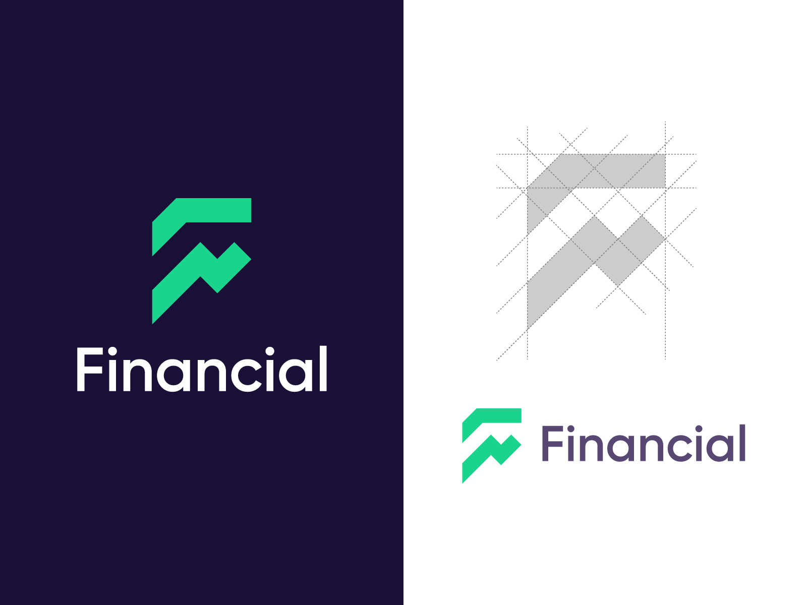 financial by MD AL AMIN | LOGO DESIGNER for Fixdpark on Dribbble