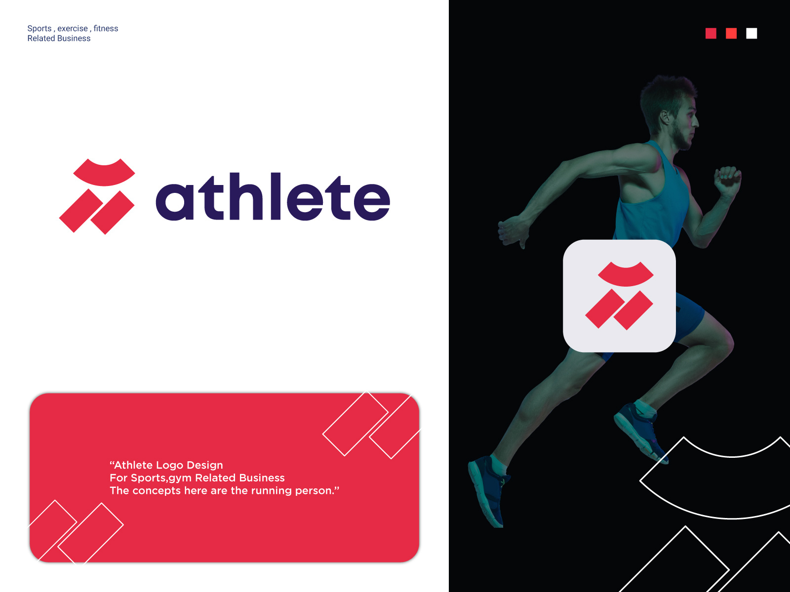 athlete by MD AL AMIN | LOGO DESIGNER for Fixdpark on Dribbble