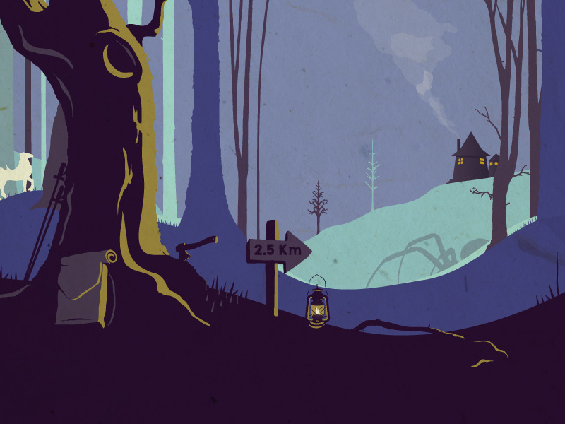 Forbidden Forest by Bryan Baltz on Dribbble