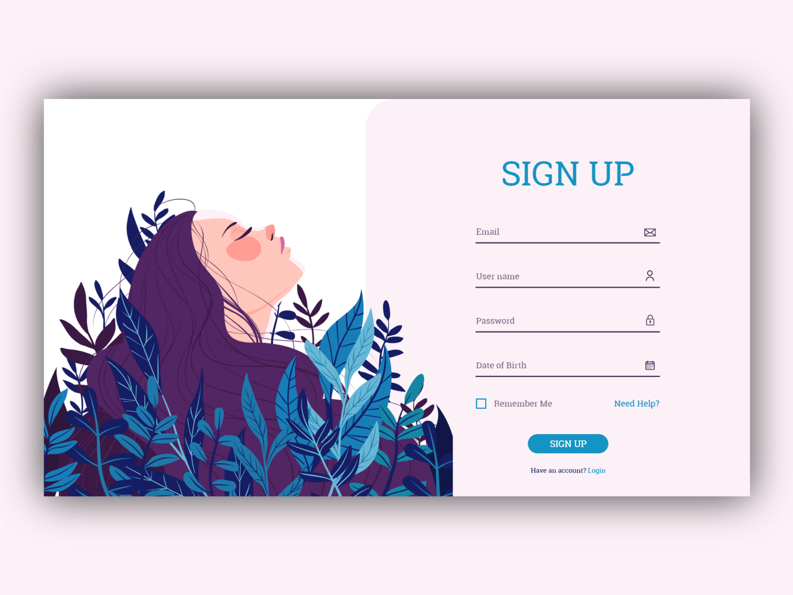 UI/UX- Sign Up page by Naeem Anik on Dribbble