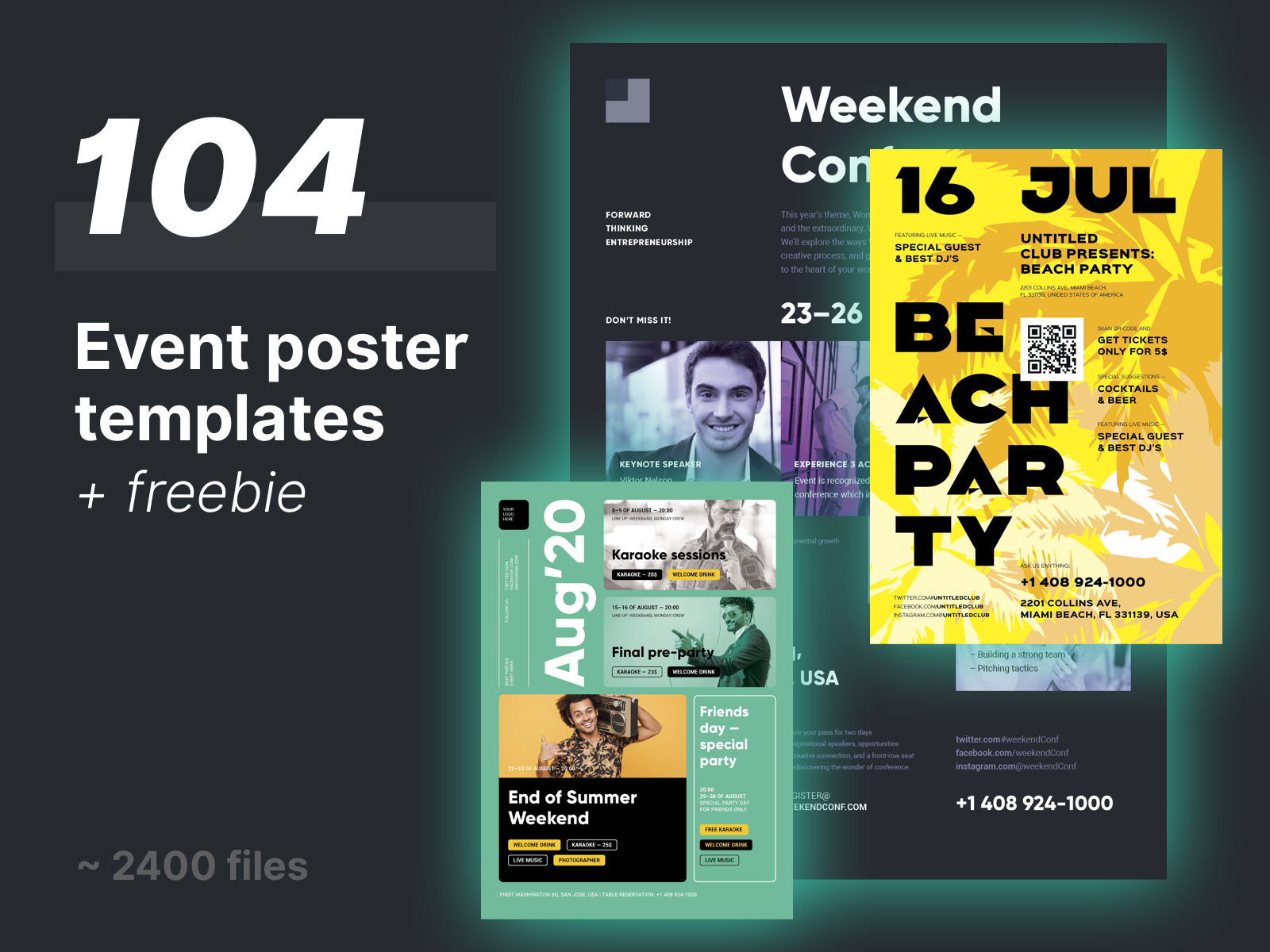 10th Update of Event Poster Bundle by EDT.Graphics on Dribbble