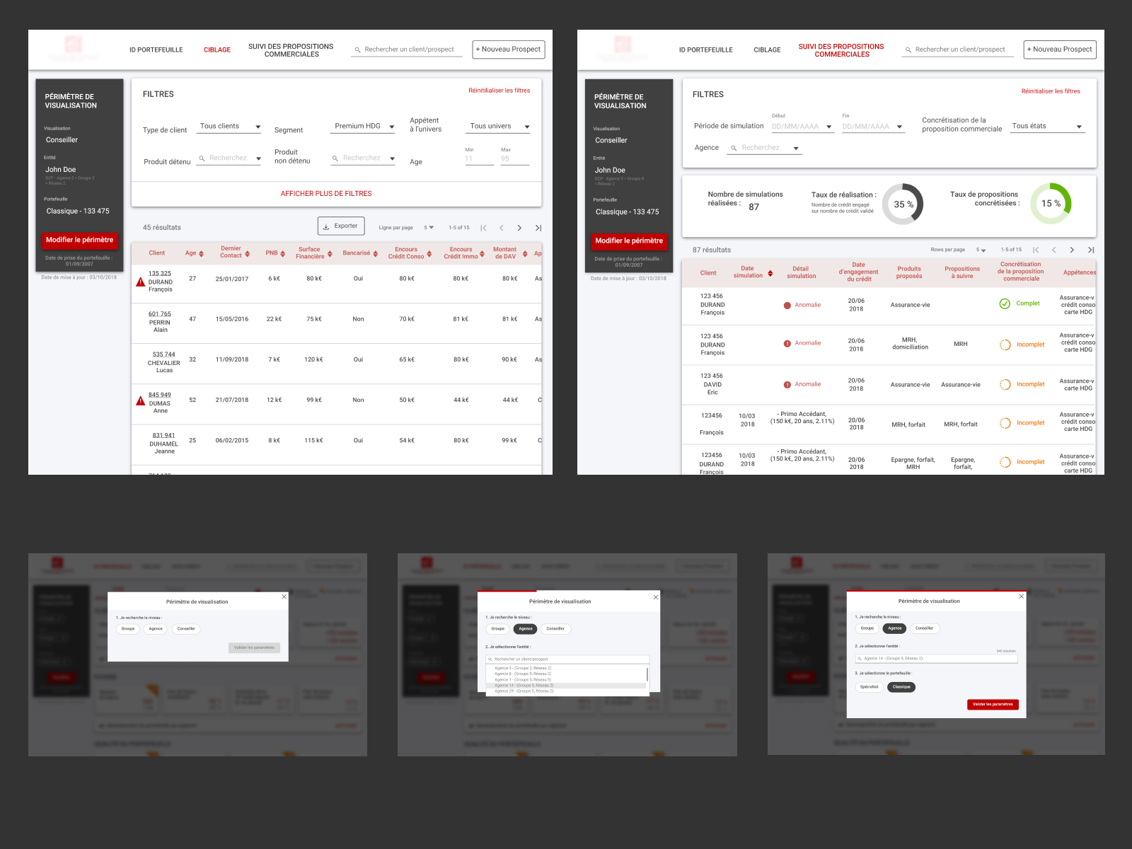 CERA - UX/UI - Bank - Pt2 by Emilie P. on Dribbble