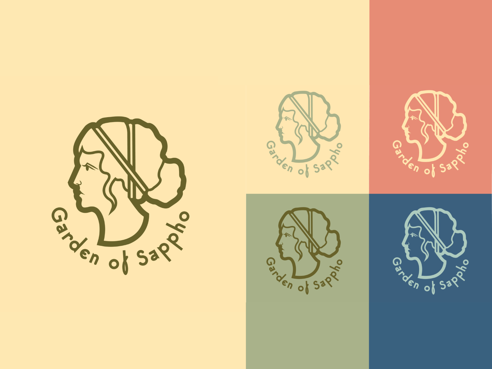 Garden of Sappho Logo by Chandler Hougan on Dribbble