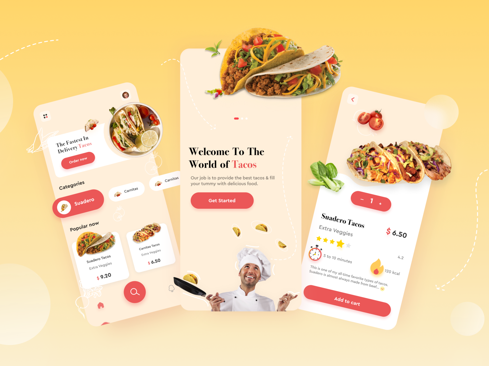 Taco 🌮 App| Food App UI | Foodie by MC-UIUX for Master Creationz ...