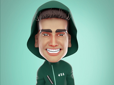 How'z our player number 456 is looking? by iOTA 3D on Dribbble