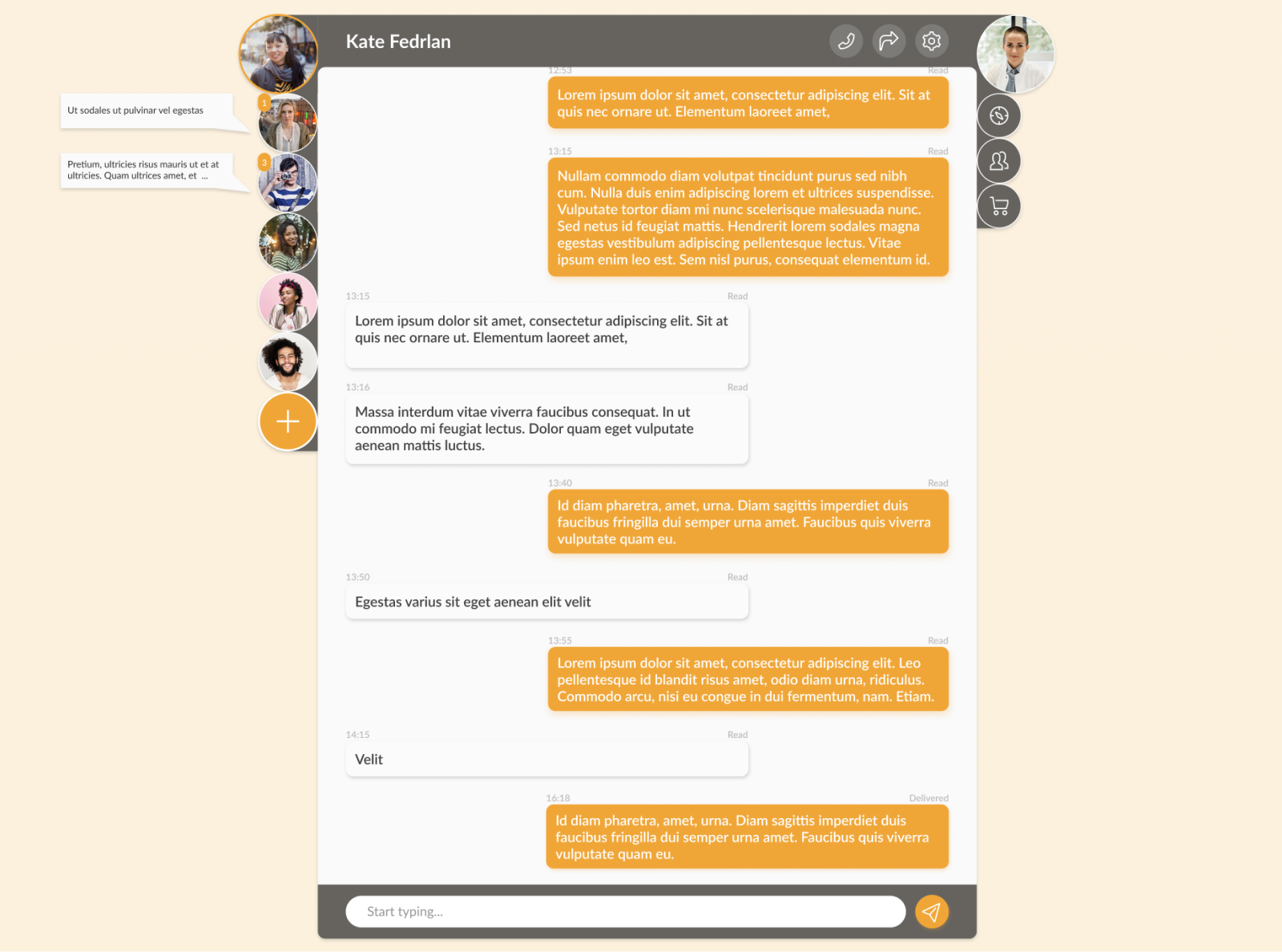 Direct Messaging by Silvestr Mikeska on Dribbble