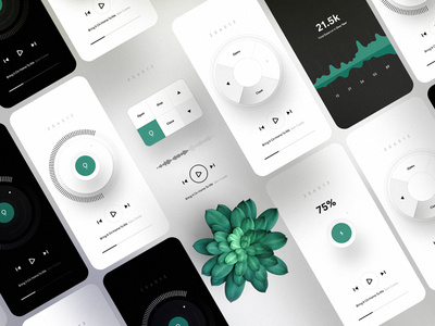 Experimental UI by Ruben on Dribbble