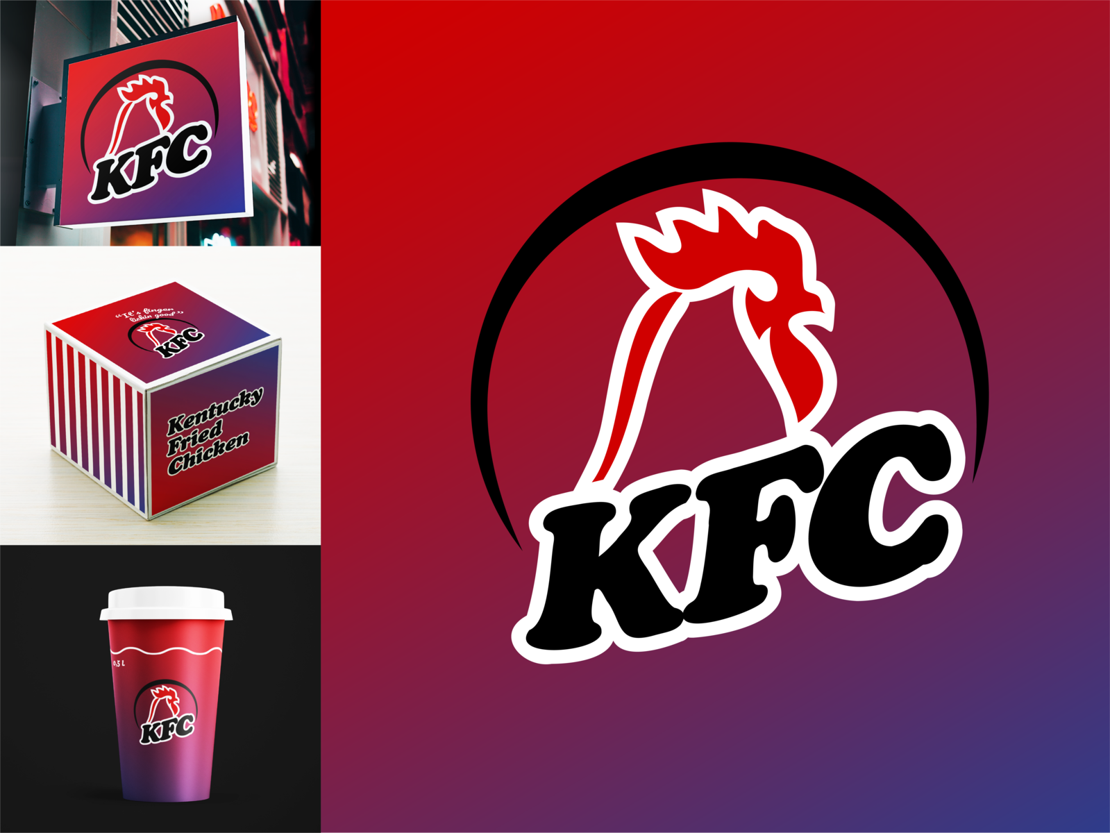 KFC ReBrand by Debora on Dribbble