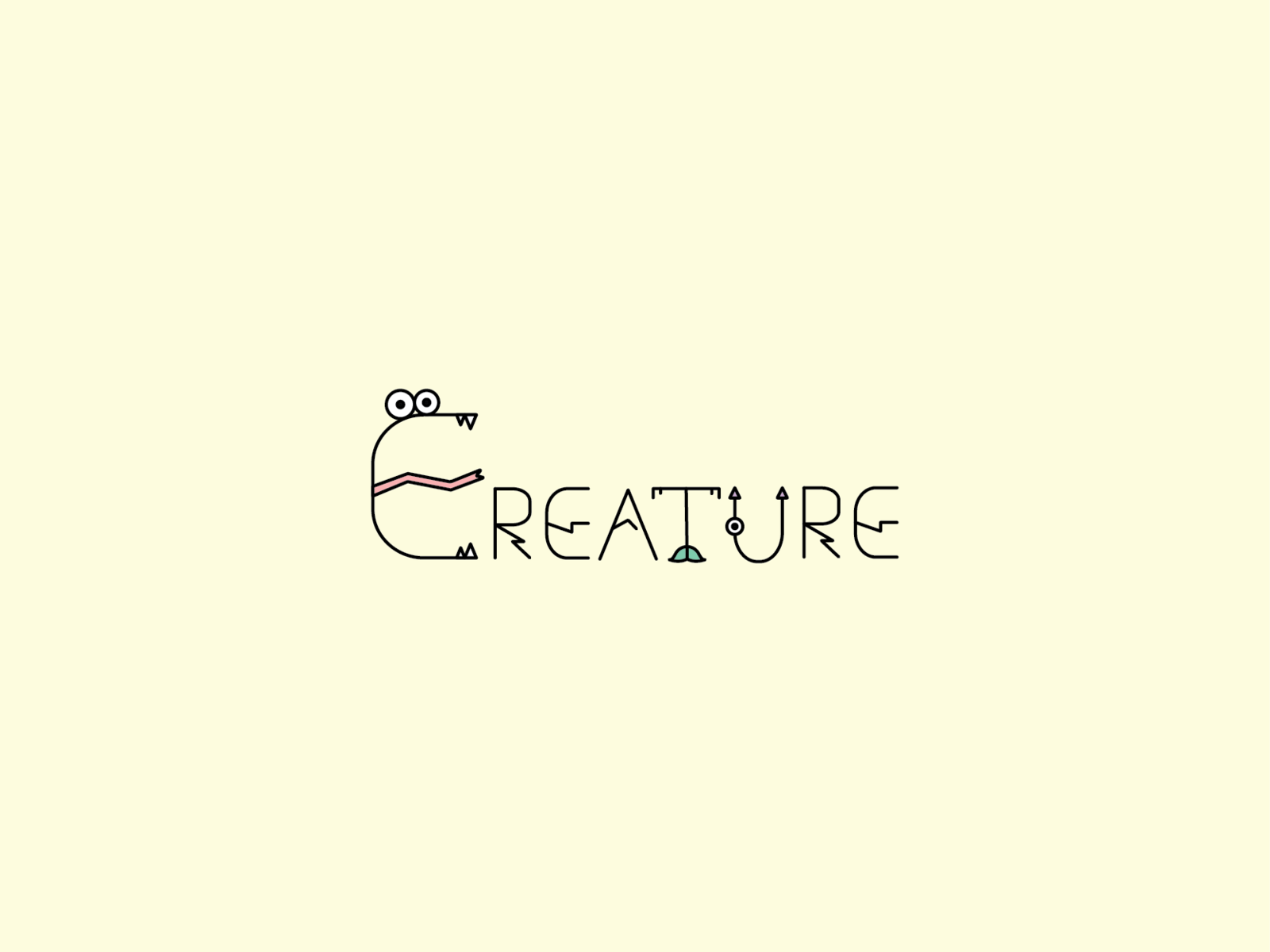 Creature Logo by Nicholas on Dribbble