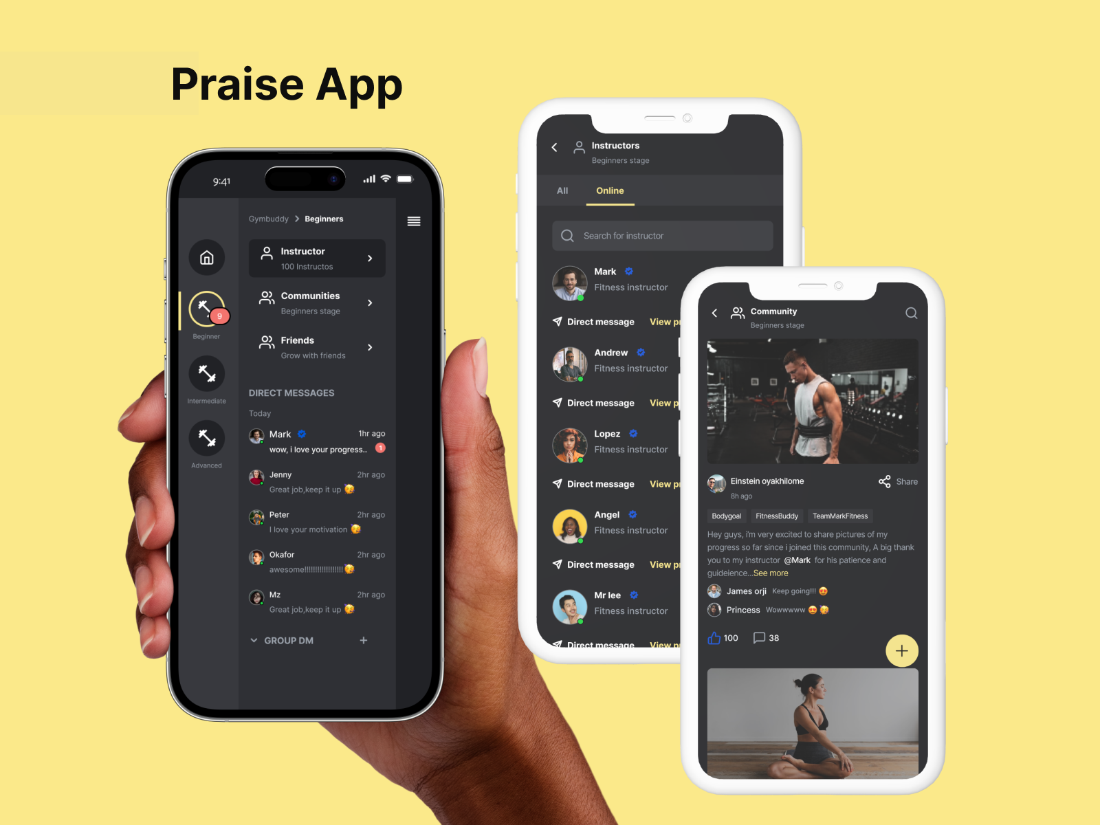 Praise Addictive App by Einstein on Dribbble