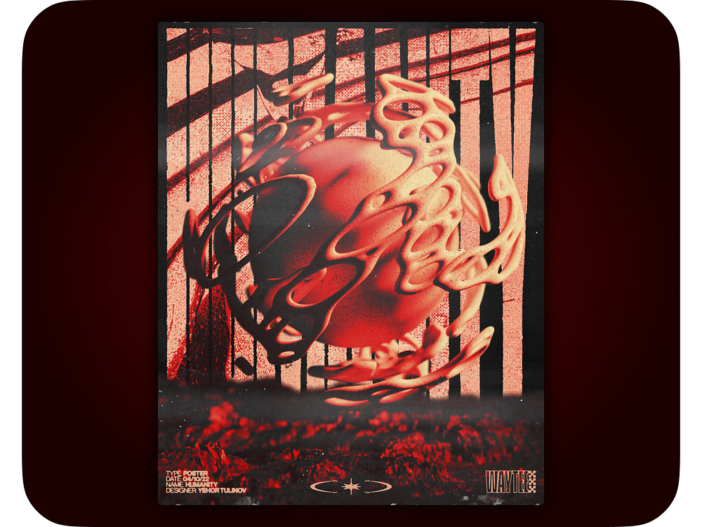 3D Poster Design ~ Blender by Yehor Tulinov on Dribbble