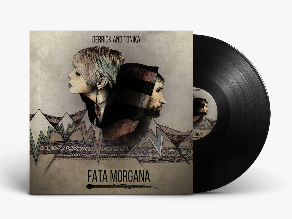 The cover of the album "Fata Morgana" by Alisa Grace on Dribbble