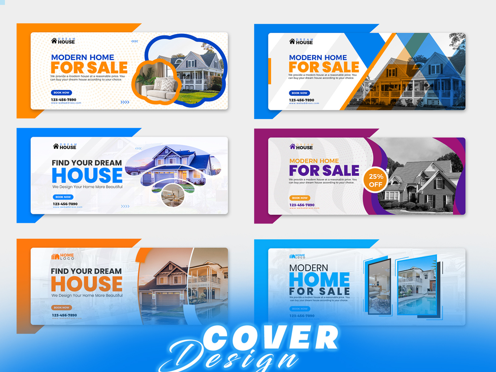 Real estate cover design by NAUFEL TAHMID TANU on Dribbble
