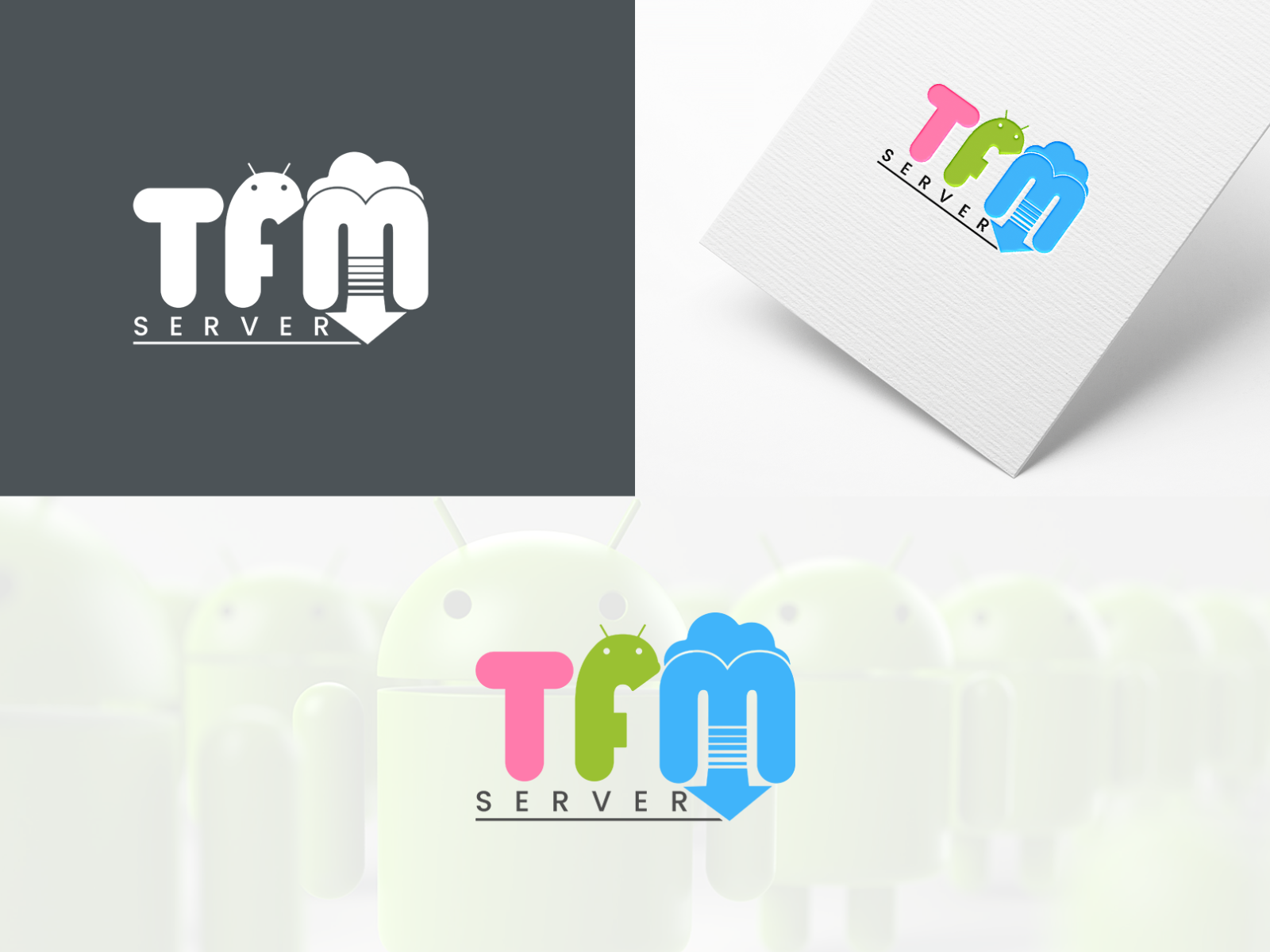 TFM SERVER Logo Design by NAUFEL TAHMID TANU on Dribbble
