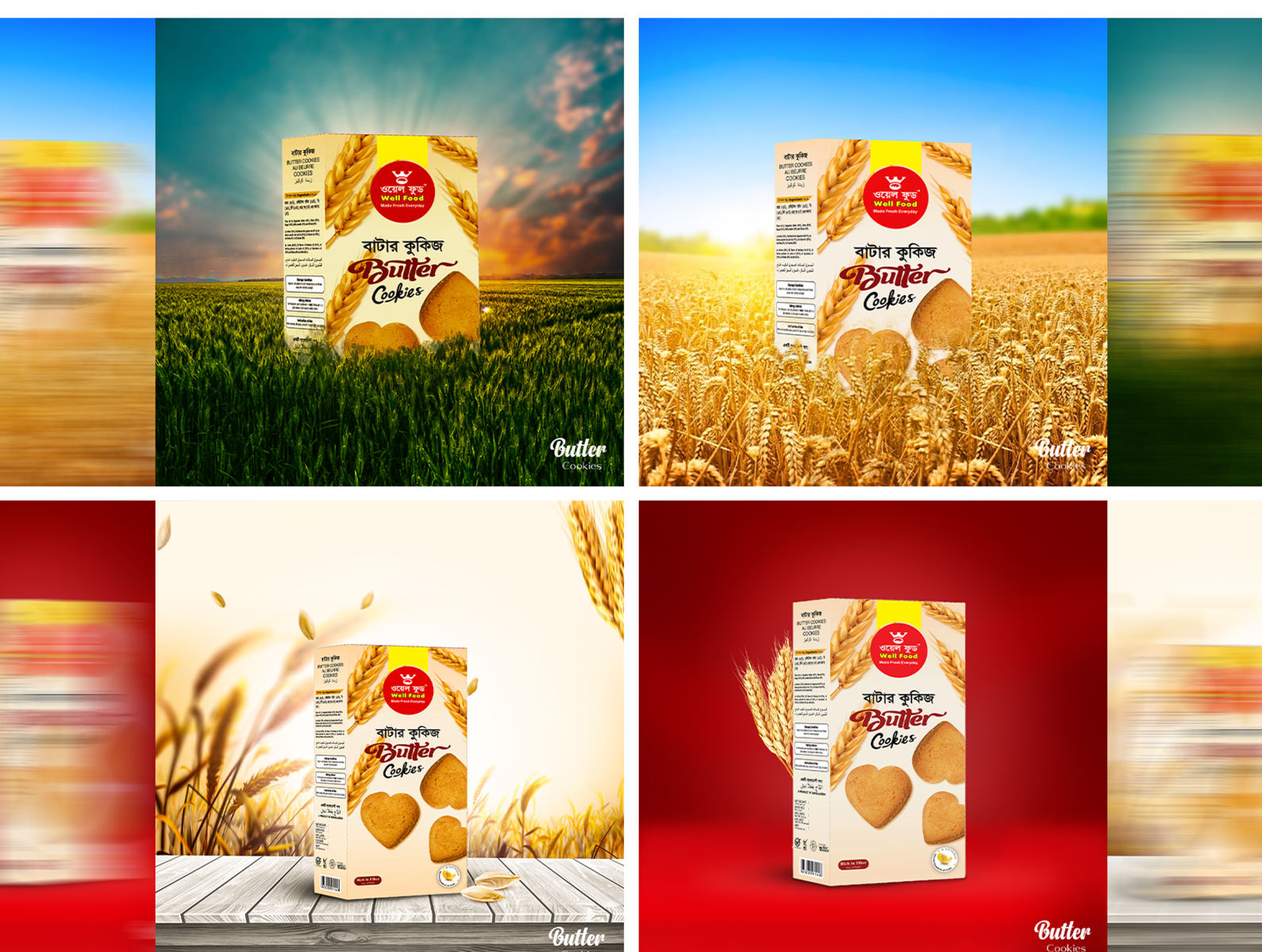 Butter Cookies Social Media Post Design by NAUFEL TAHMID TANU on Dribbble